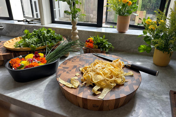 Round Chop Block - The Wooden Palate