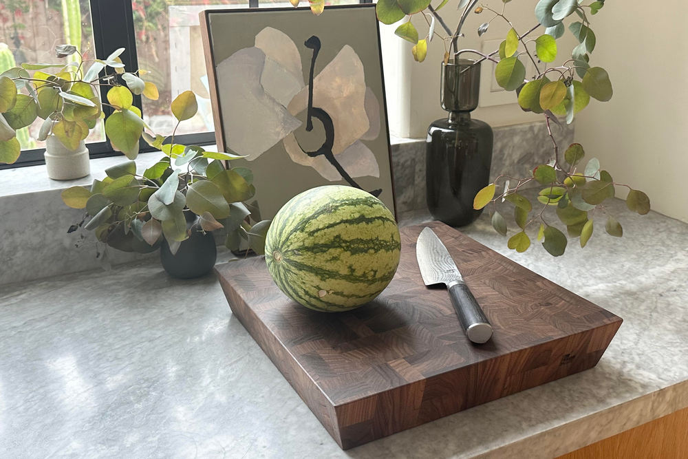 Square Chop Block - The Wooden Palate
