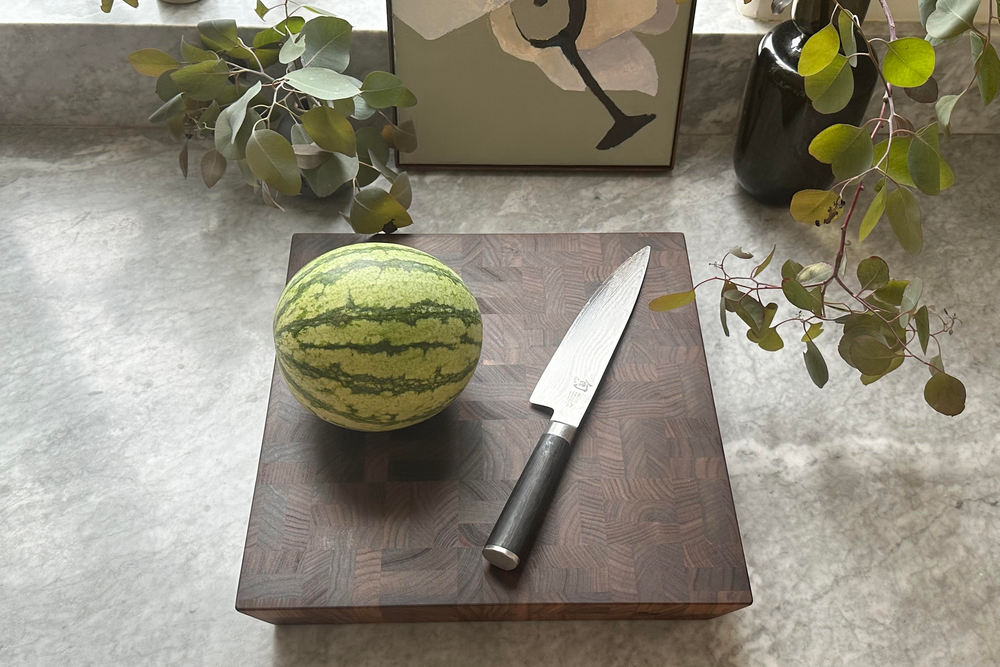 Square Chop Block - The Wooden Palate