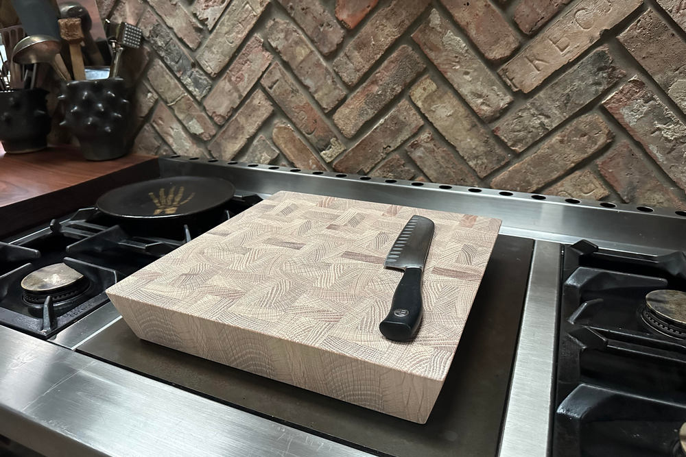 Square Chop Block - The Wooden Palate