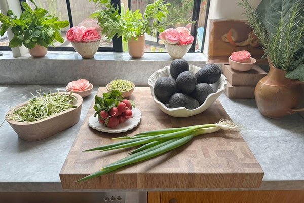 Lip Board End Grain - The Wooden Palate