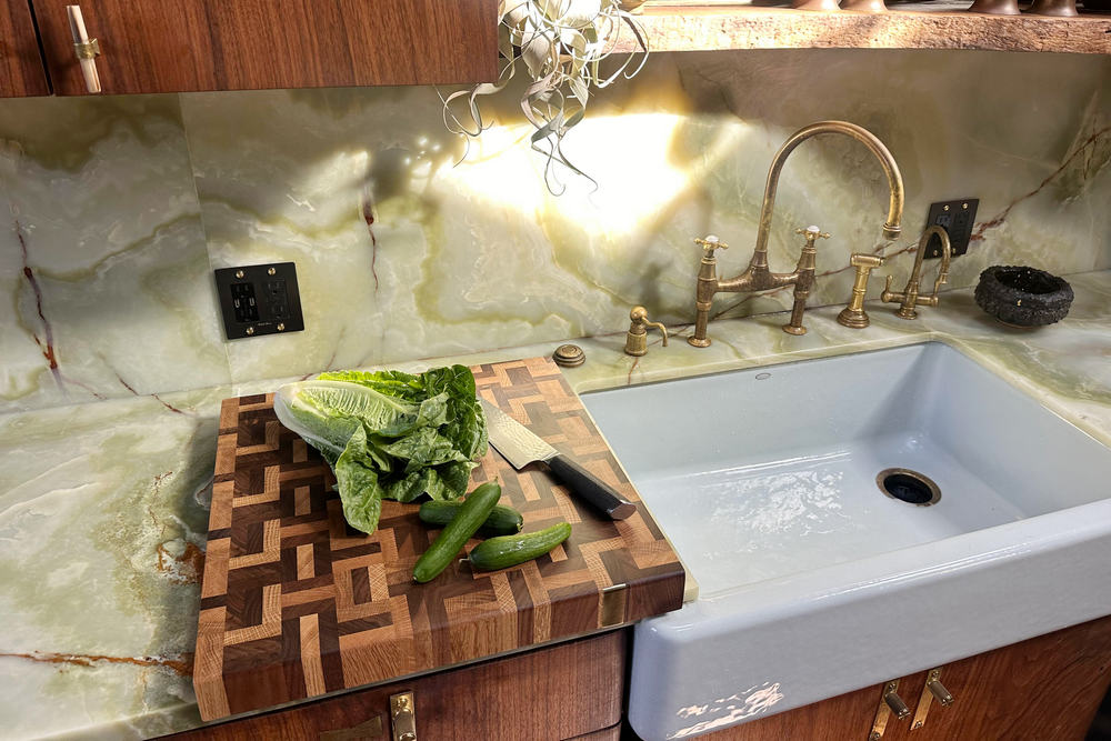 Square Chop Block - The Wooden Palate