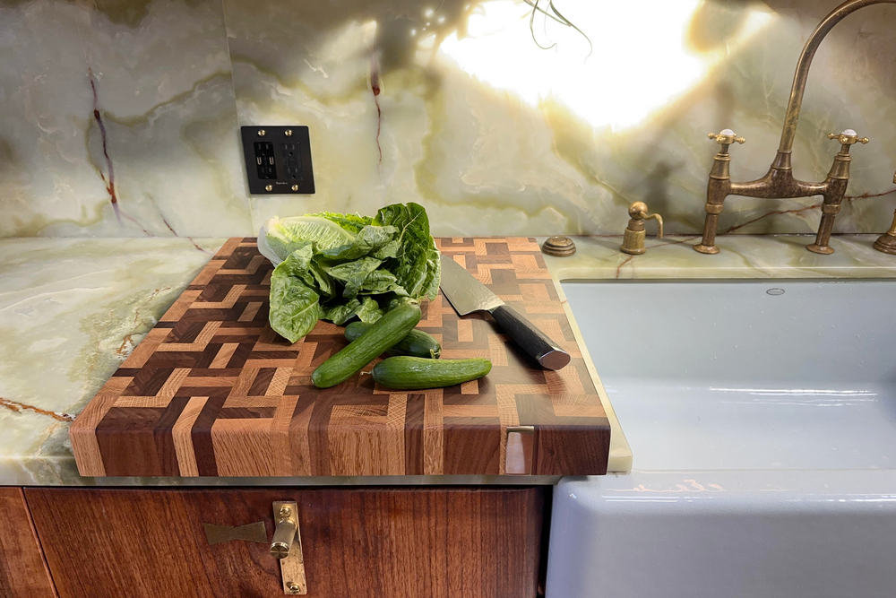 Square Chop Block - The Wooden Palate