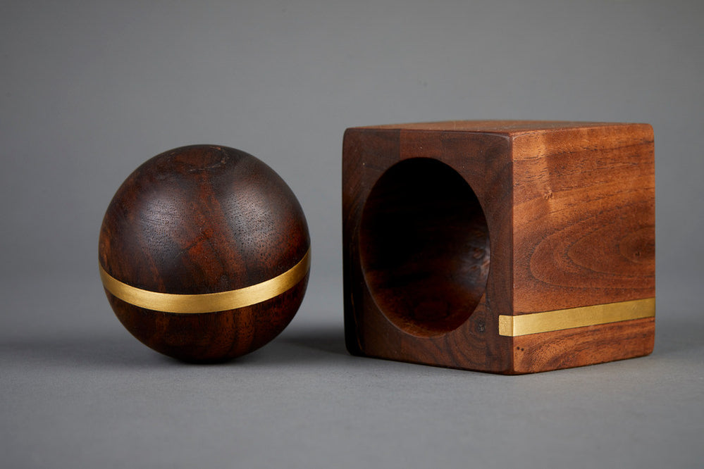 Salt Cellar Sphere - The Wooden Palate