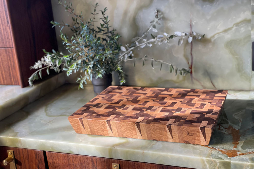 Rectangle Chop Block - The Wooden Palate
