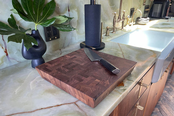 Square Chop Block - The Wooden Palate