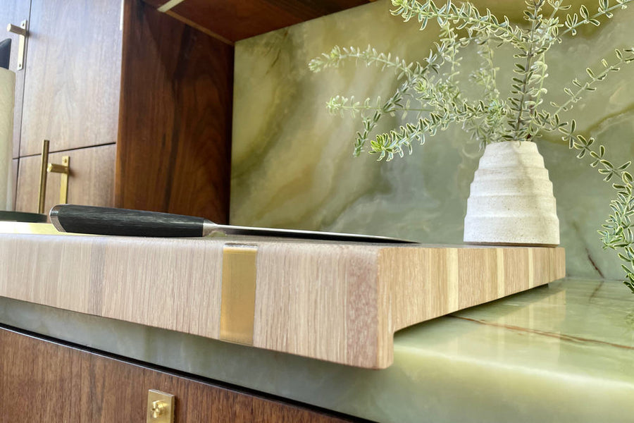 Lip Board End Grain - The Wooden Palate