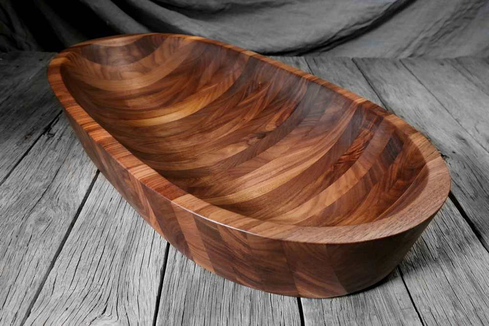 Large Oval Bowl - The Wooden Palate