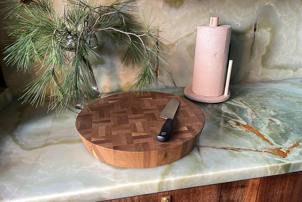 Round Chop Block - The Wooden Palate
