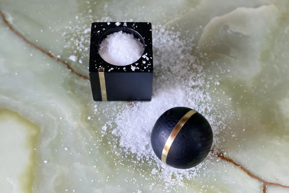 Salt Cellar with Lid - The Wooden Palate