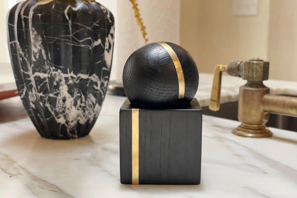 Salt Cellar Sphere - The Wooden Palate