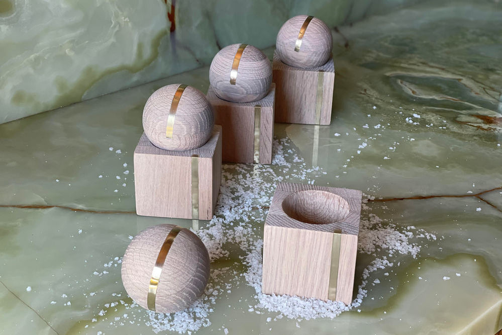 Salt Cellar Sphere - The Wooden Palate