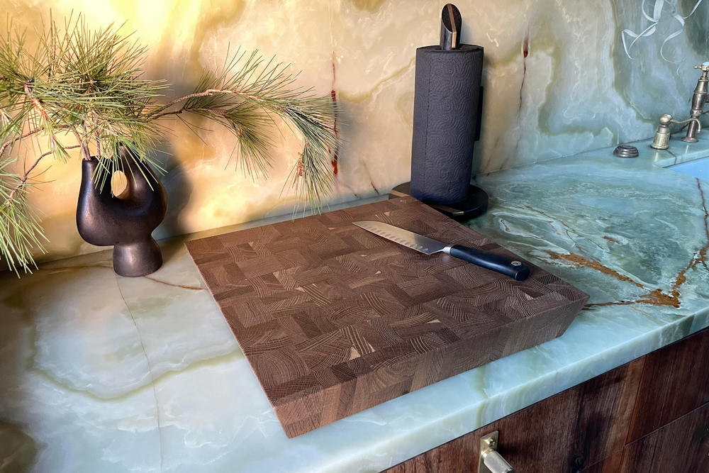 Square Chop Block - The Wooden Palate